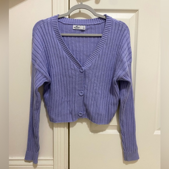 Hollister | Sweaters | Hollister Lavender Cardigan | Poshmark